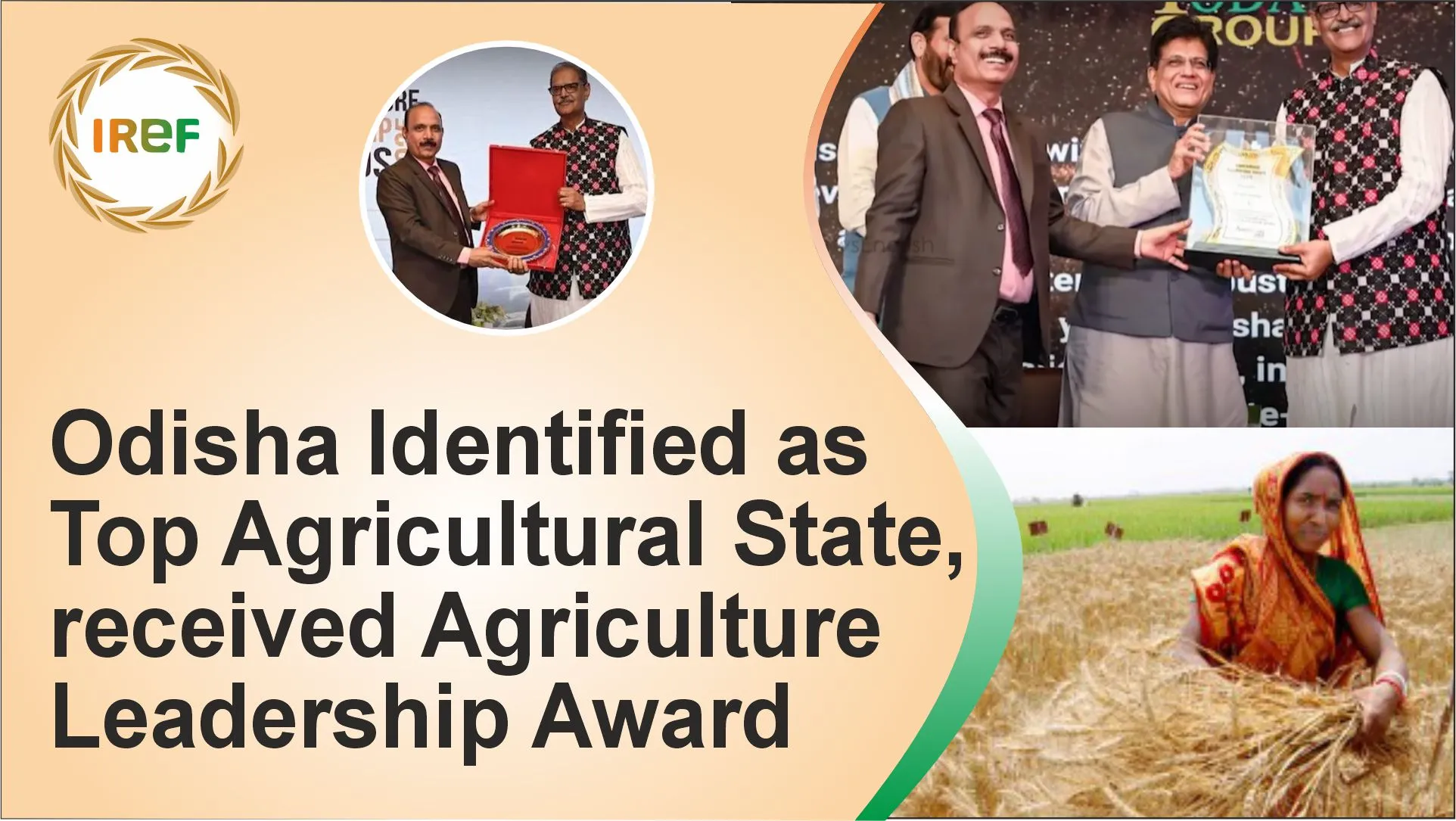 Odisha Identified as Top Agricultural State, received Agriculture ...