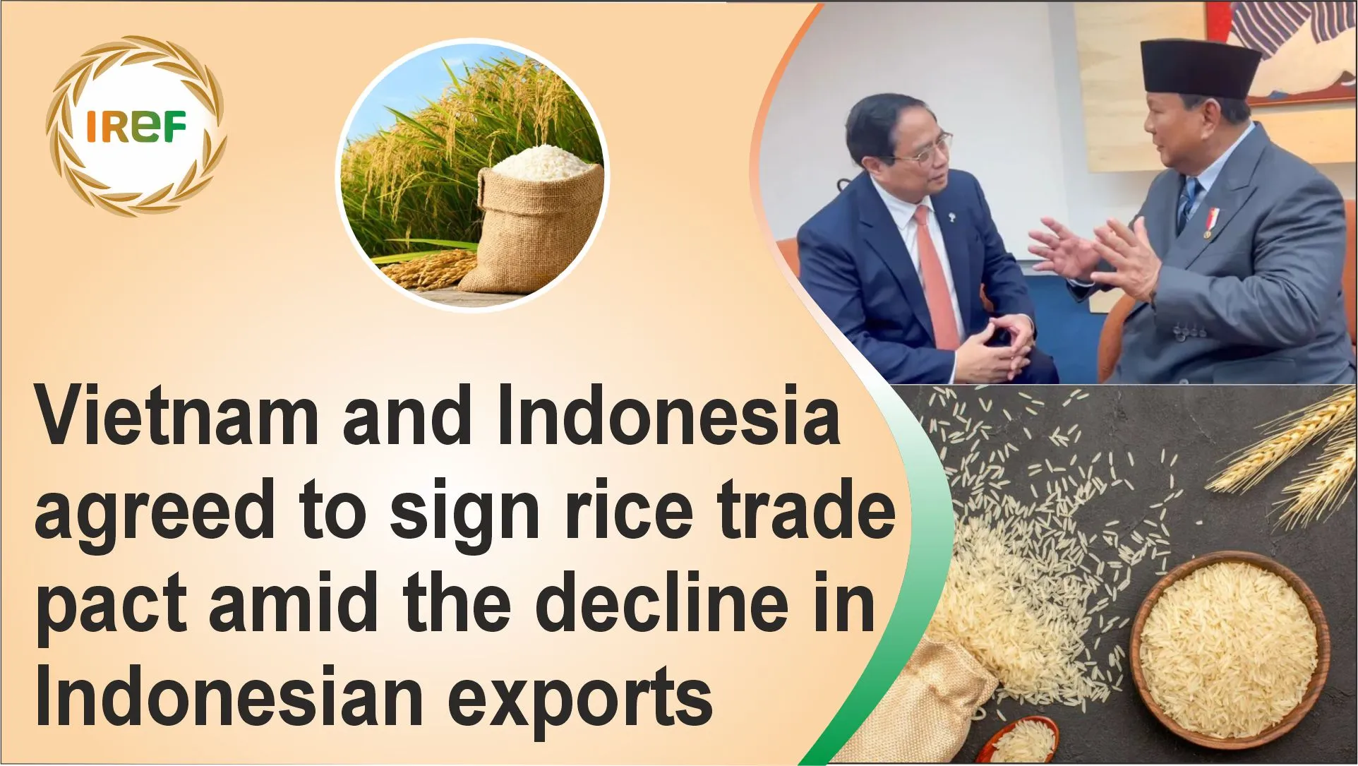 Vietnam and Indonesia agreed to sign rice trade pact amid the decline ...