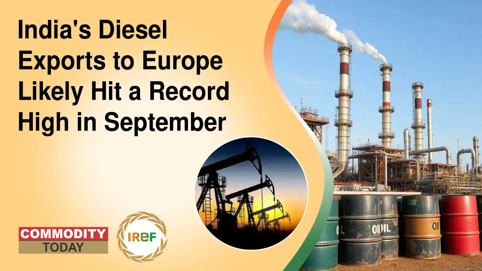 India's Diesel Exports to Europe Likely Hit a Record High in September