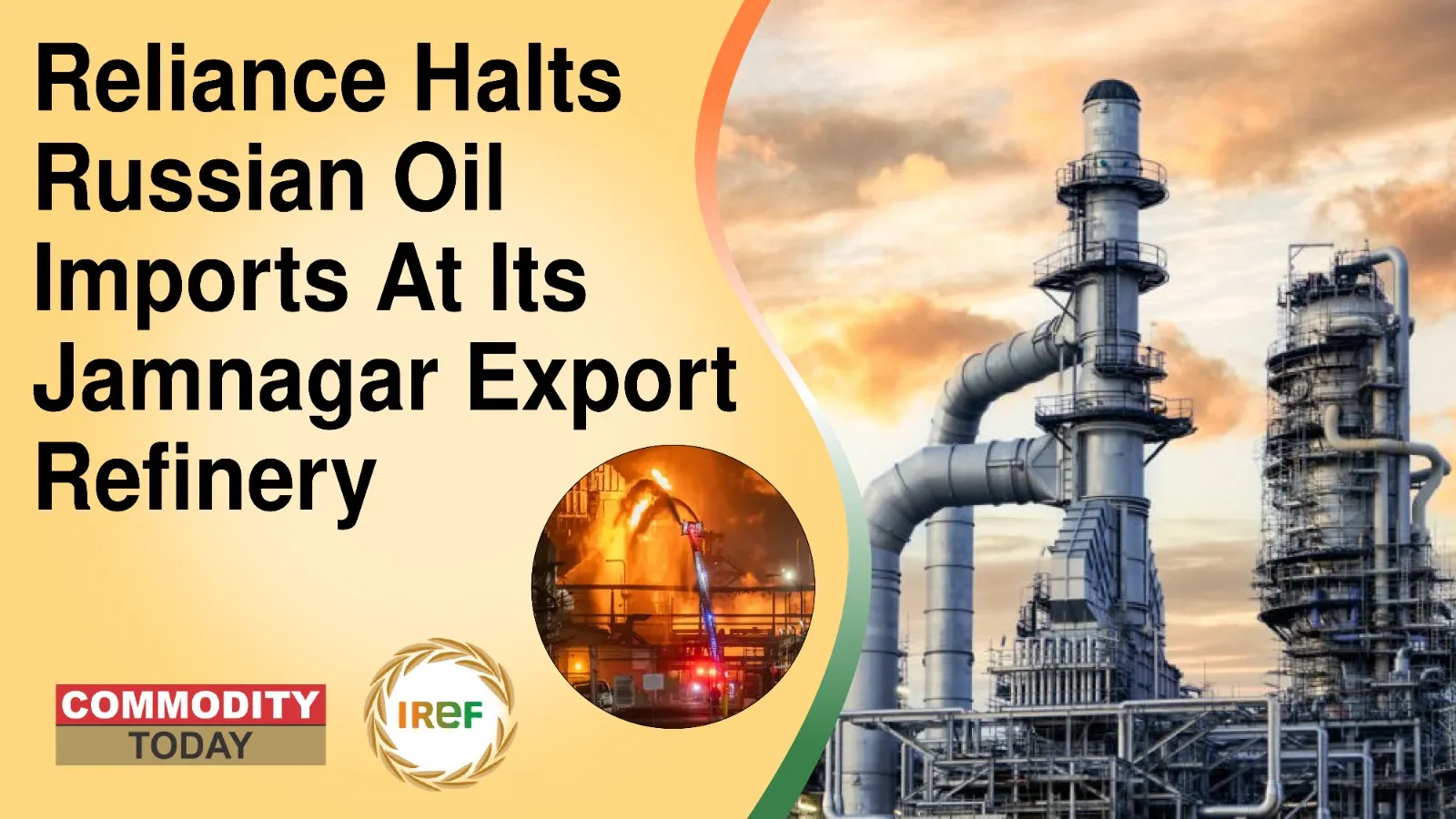Reliance Halts Russian Oil Imports At Its Jamnagar